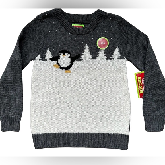 Shirts & Tops | Nwt 10 Cotton Kids Winter Themed Sweater | Poshmark